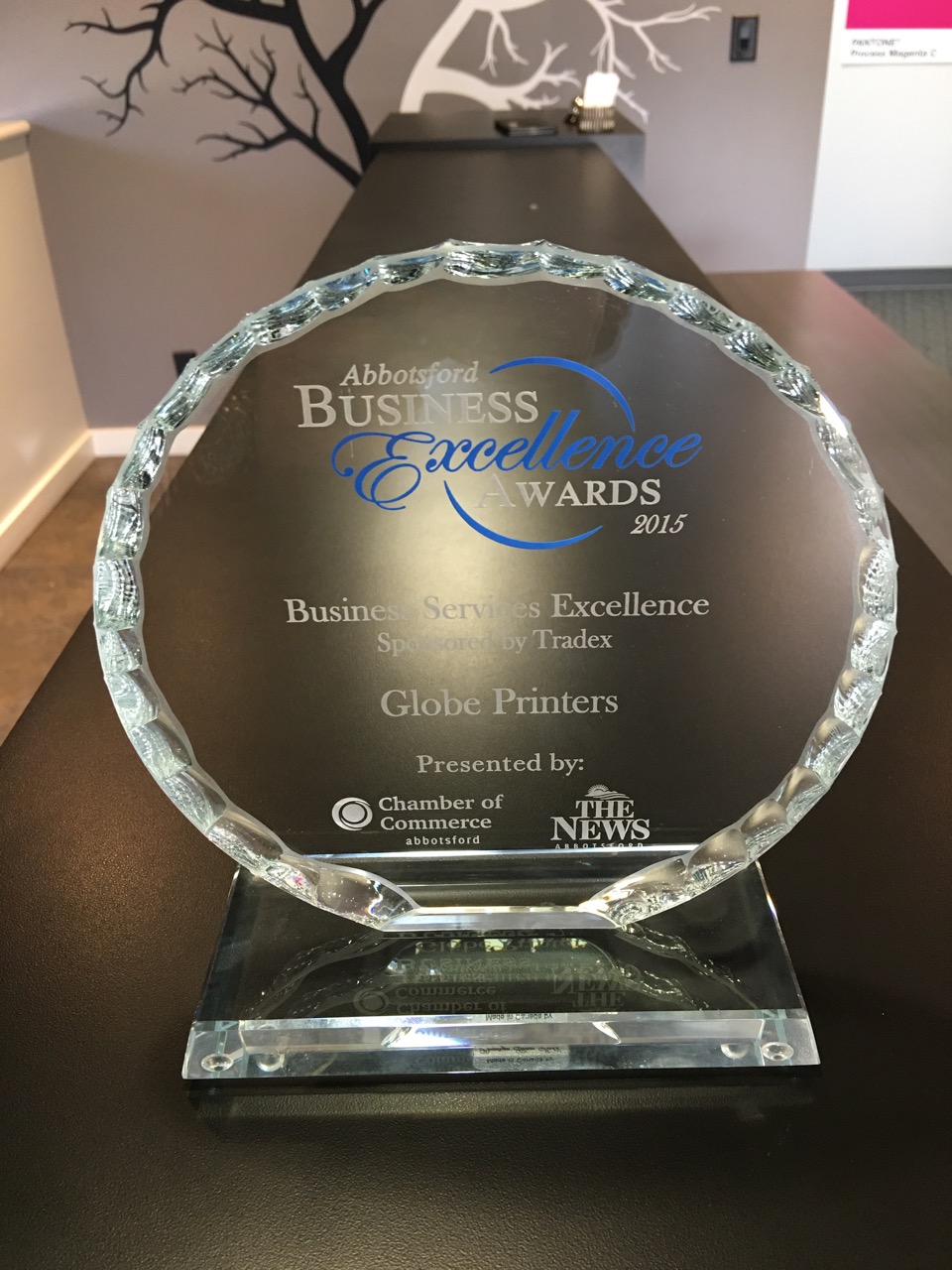 Congratulations to Globe Printers - Wardell International